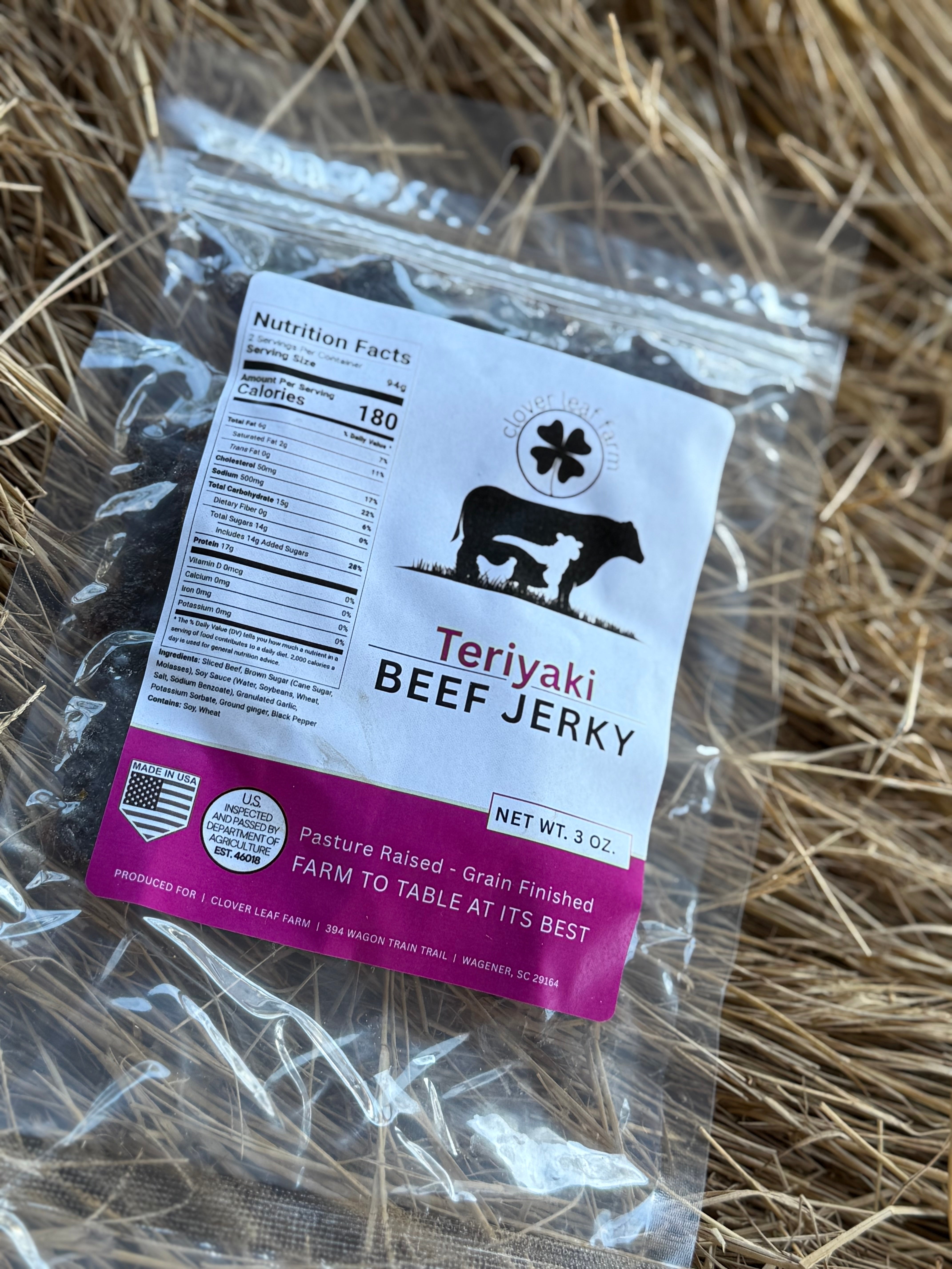 Small-Batch Beef Jerky – Assorted Farm Fresh Flavors – Clover Leaf Meats